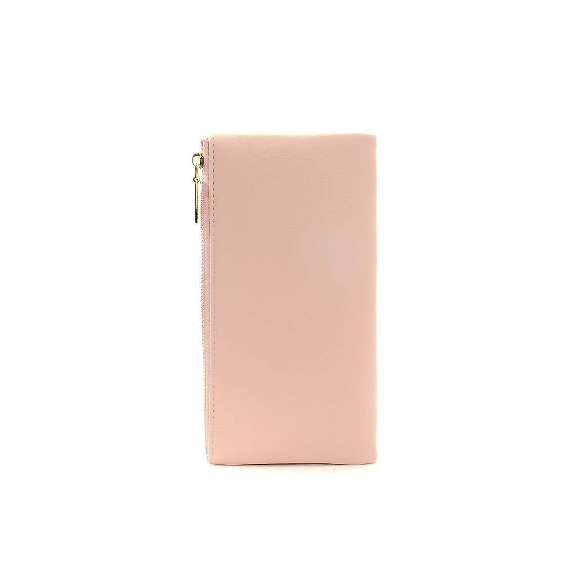 Forever yameili Wallets for Women PU Material Portable Lady Wallet Large Capacity Credit Card Wallet (Pink)