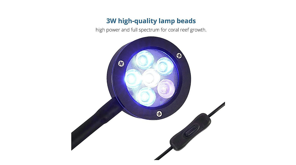 NILIPAL LED Aquarium Light - Coral Reef Lighting for Nano Tanks