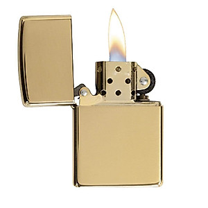 Zippo 254B High Polish Brass Pocket Lighter