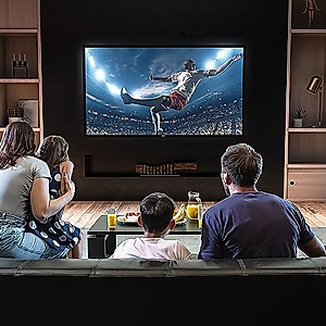 Pyle 50" 2160p UHD Smart TV - Flat Screen Monitor HD DLED Digital/Analog Television w/Built-in WebOS Hub Operating System, HDMI, USB, AV, Full Range Stereo Speaker, Wall Mount, Includes Remote Control