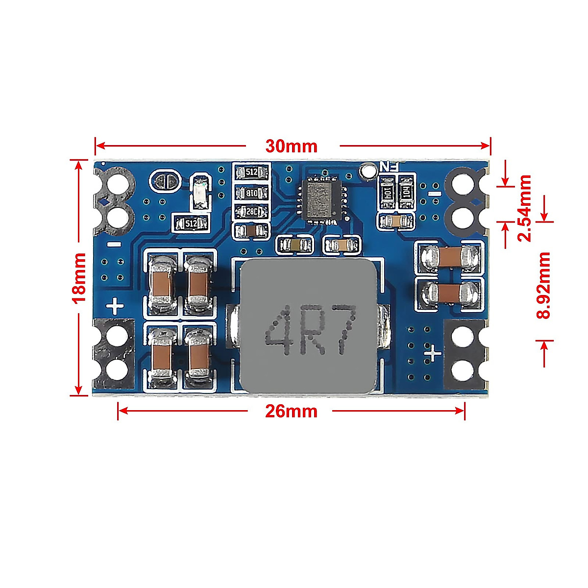 Alinan 5pcs High Efficiency Output 12V 5A mini560 Step Down DC-DC Converter Voltage Regulator Buck Stabilized Power Supply Module