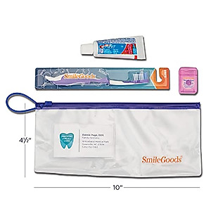 SmileGoods Child Dental Care Kit with Toothbrush, Toothpaste, and Floss, 72 Pack