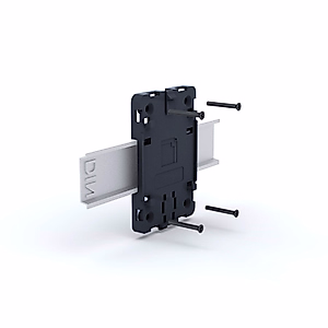 MaticBox Case for Raspberry Pi 3 / Pi 2 / Tinker Board – Low Profile, Stackable, Universally Mountable DIN Rail, Automation Friendly, Fan Support (Black)