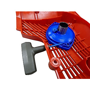 ENGINERUN Recoil Rewind Start Starter Cover Assembly Compatible with Husqvarna Partner K750 K760 Concrete Saw OEM 506385613 506 38 56-13