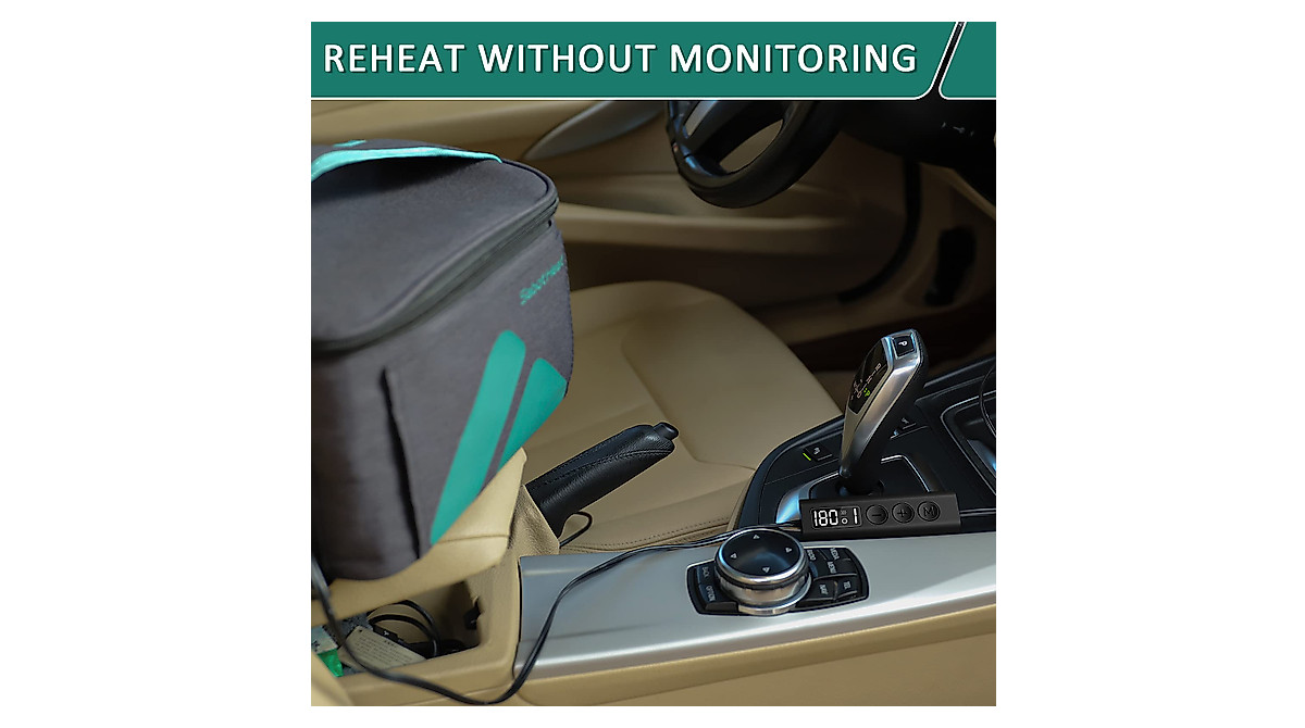 SabotHeat Portable Car Oven with 6 Heat Levels & Timer | Fast Heating