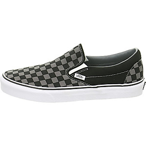 Vans Men's Trainers, Black Pewter Checkerboard, 6