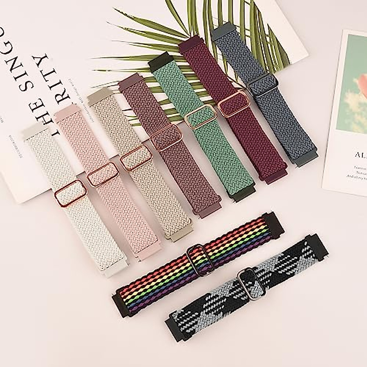 Meliya Bands for Gizmo Watch 3 2 1 / Gabb Watch, 20mm Quick Release Soft Nylon Sport Replacement Watch Strap for Verizon Gizmo Smart Watch 3 2 1 (Milk Tea)