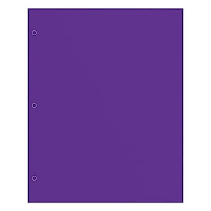 Office Depot® Brand 2-Pocket School-Grade Paper Folder, Letter Size, Purple