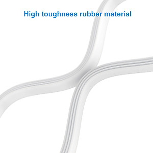 3 Pack Rubber Gaskets Replacement Seal White O-Ring for Ninja Pro Blender Replacement for Ninja BL660 1100w BL770 1500w BL663 BL740 BL773CO BL780 BL780CO (3.22 inch Gaskets)