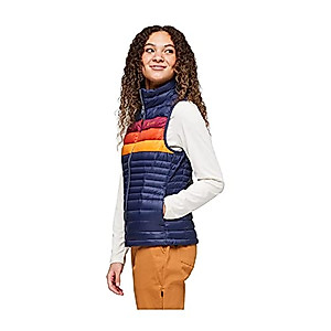 Cotopaxi Fuego Down Vest - Women's Maritime & Raspberry Stripes Medium