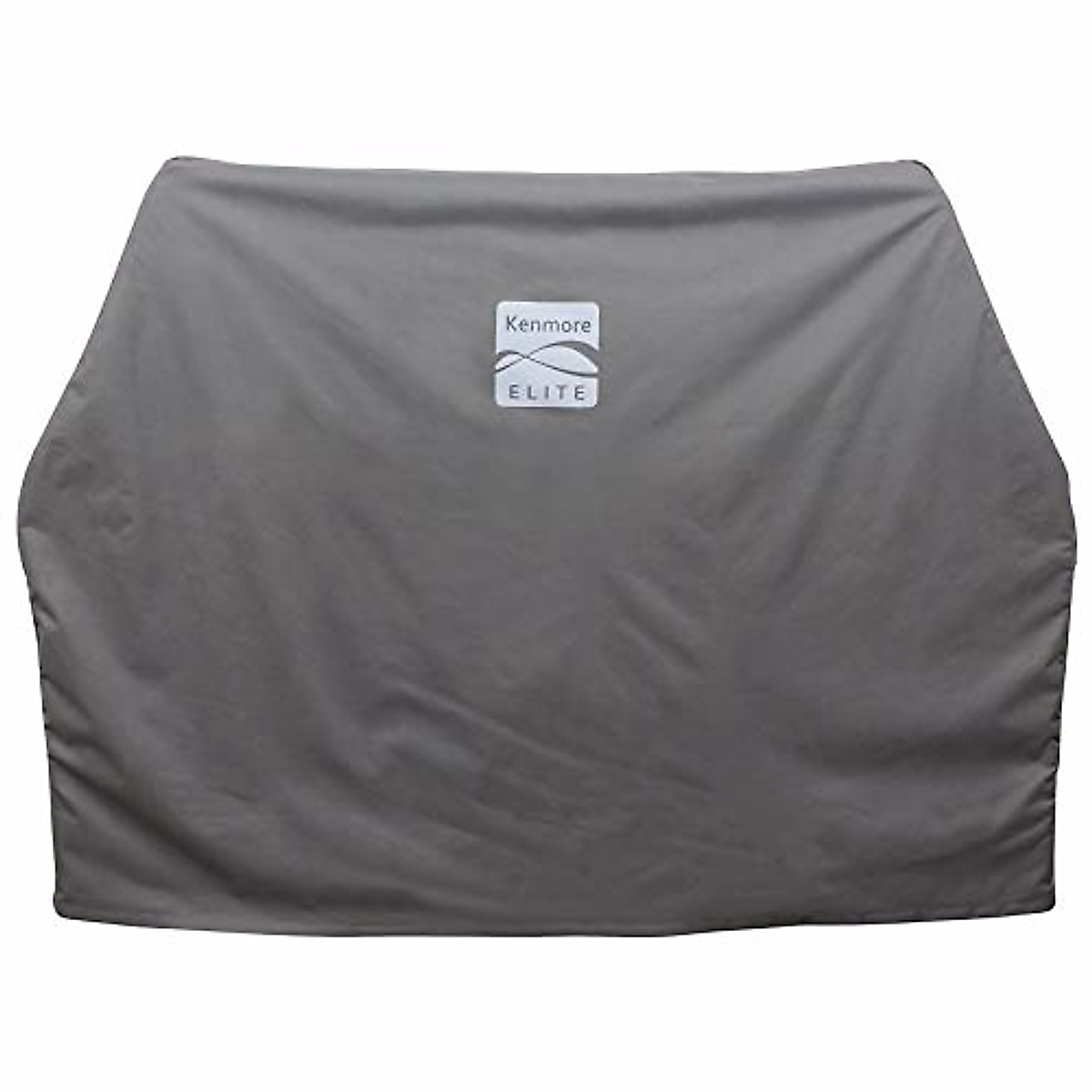Kenmore Elite PA-20382 65" BBQ Grill Cover, Heavy Duty Weatherproof Fabric for Outdoor Patio Backyard, Fits Grills up to 65" Width, Gray