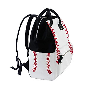 MaMacool Mummy bag Diaper Tote Bags Larger Capacity Baby Nappy Bag Fashion Heart Shaped Baseball Mummy Backpack