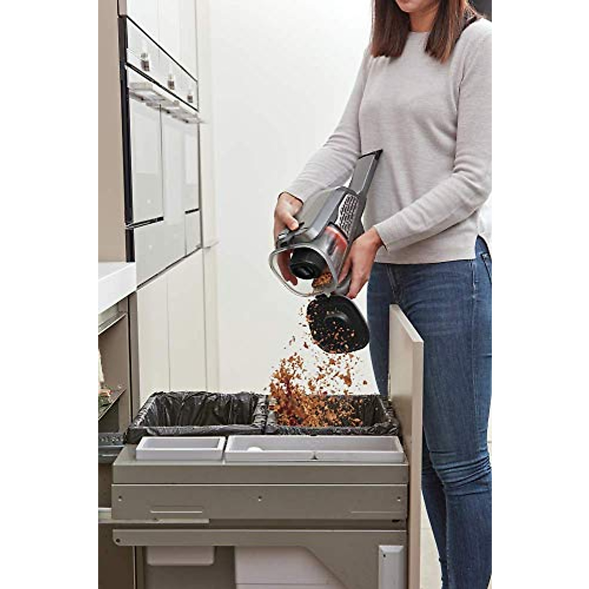 BLACK+DECKER Dusbuster Handheld Vacuum, Cordless, Gray (HHVK415B01)