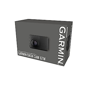 Garmin Dash Cam 67W, 1440p and Extra-Wide 180-degree FOV, Monitor Your Vehicle While Away w/ New Connected Features, Voice Control, Compact and Discreet (International Version)