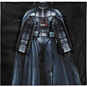 Northwest Comfy Throw Blanket with Sleeves, Youth-48 x 48 in, Being Darth Vader
