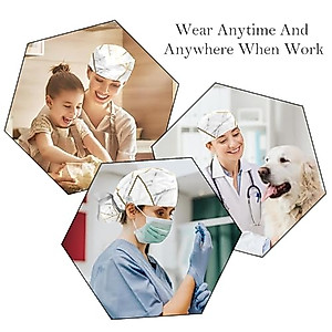 2-Pc Gourd-Shaped Working Cap,Fisherman Hat with Buttons and Cotton Sweatband,Marble Golden Geometric Lines