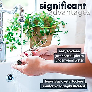 VINVOLI Wine Aerator - New 2023 Luxury Wine Air Aerator - Wine Aerators Pourer - Red Wine Decanter with Aerator - Wine Aerator Pourer Spout - Professional Quality for Wine Lovers and Sommeliers