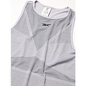 Reebok United by Fitness Activchill Vent Tank, Sterling Grey, 2XS