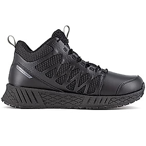 Reebok Work Floatride Energy Tactical, Men's, Black, Mid-High Athletic Style, Composite Toe, EH, Slip-Resistant Work Shoe (8.0 M)