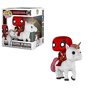 NEW! FUNKO POP! RIDES #36 Excusive Marvel Collectors Corps Deadpool On Unicorn