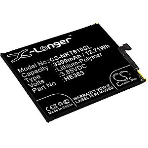 3300mAh Battery Replacement for 8.1 TA-1128 TA-1119 HE363 HE377 HE362 (3.85V)