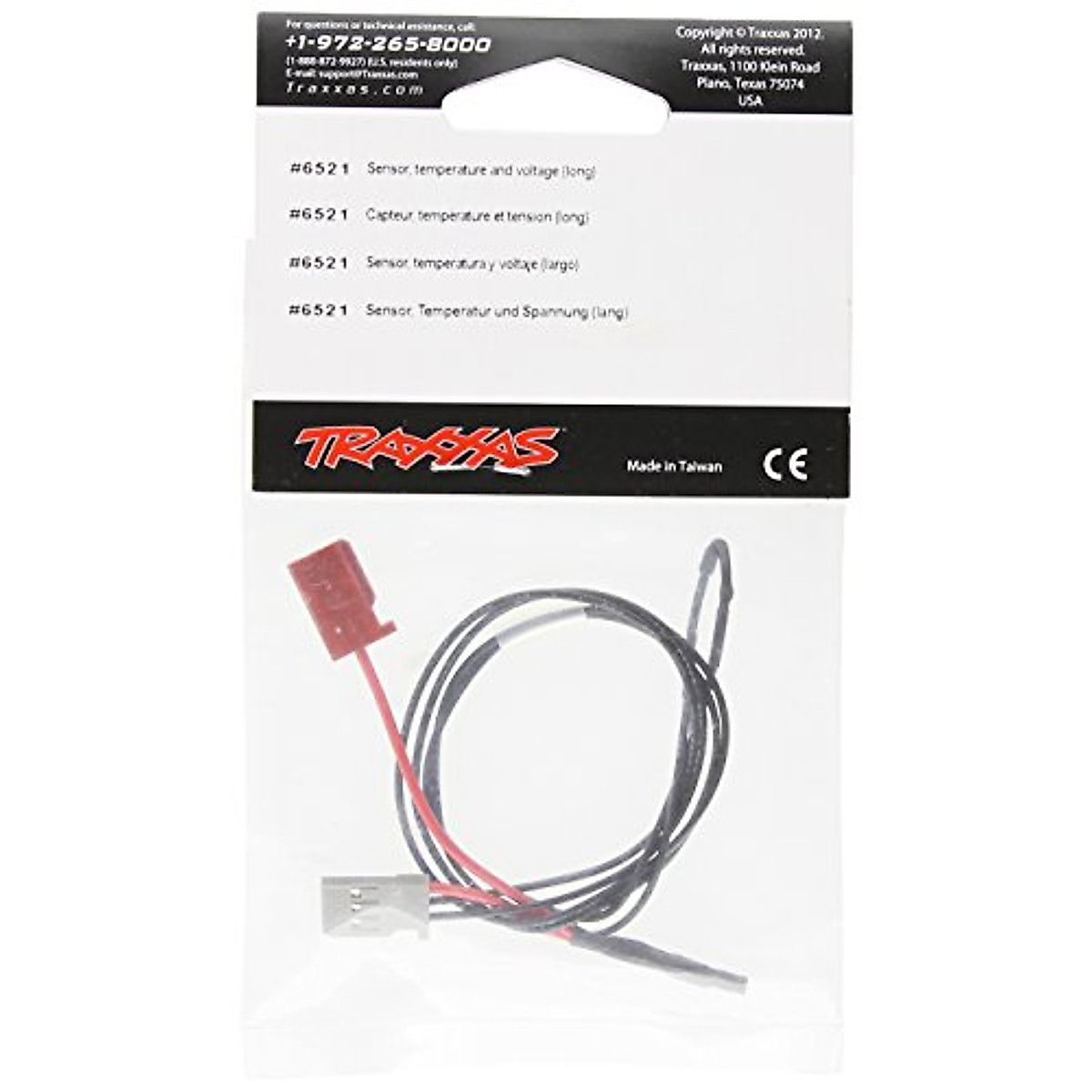 Traxxas 6521 XO-1 Sensor Temperature and Voltage- Long