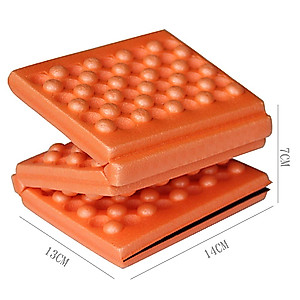 Jiecikou Portable Lightweight Waterproof Folding Mat, Foldable Foam Sitting Pad for Outdoor Activities, Kneeling and Seat Cushion Chair Picnic Mat Army Green