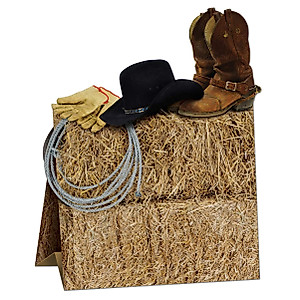 3-D Western Centerpiece Party Accessory (1 count) (1/Pkg)