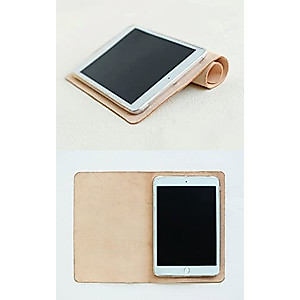 Leather iPad mini 6 Case, iPad air 4th 10.9 Case, iPad 10.2 Case, iPad Pro 10.5 Case, iPad Cover, iPad mini 4 case - 602 - Natural Tan