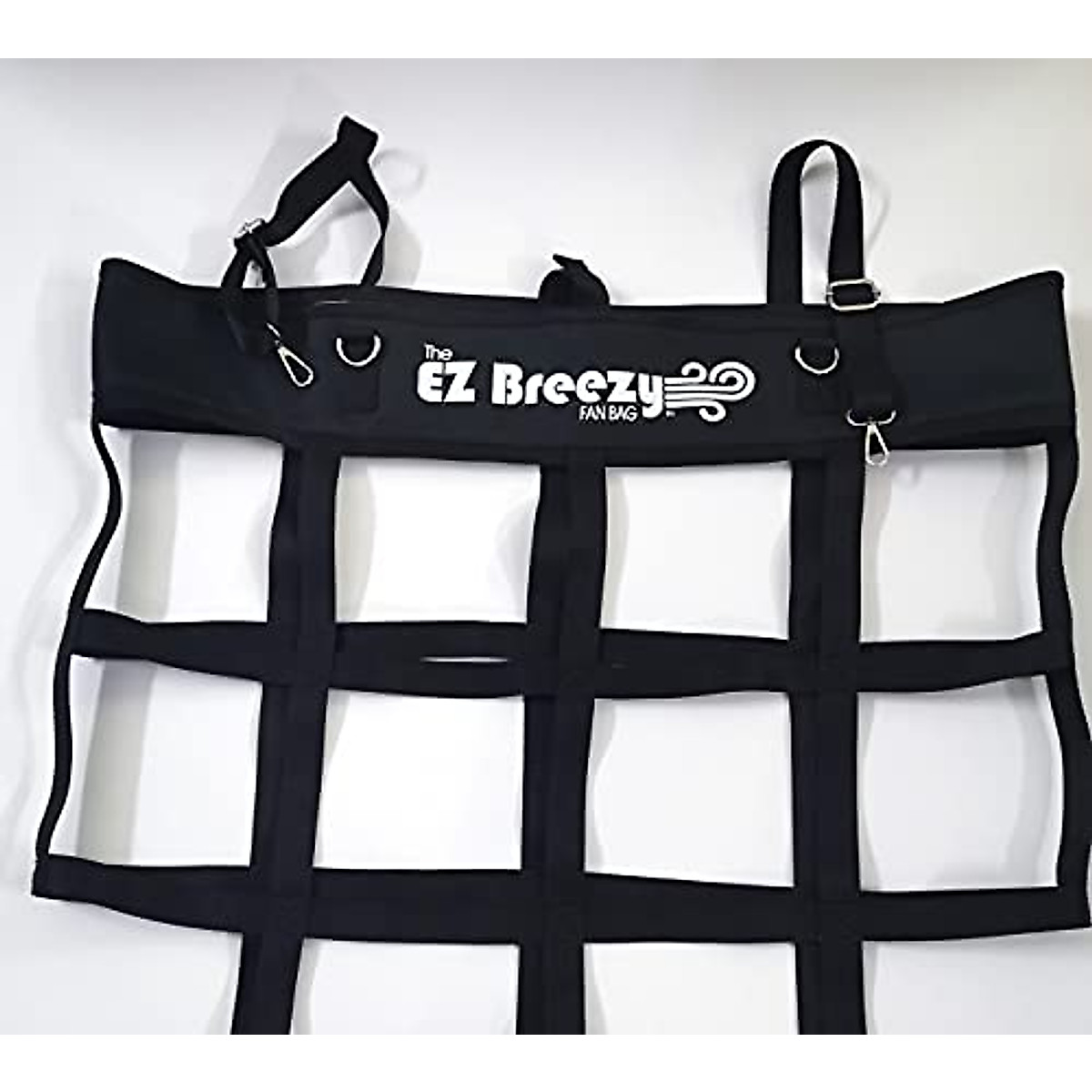 Southwestern Equine EZ Breezy Box Fan Holder, Horse Stall Classic Fan Bag, Stable Supplies, Horse Fan (Black)