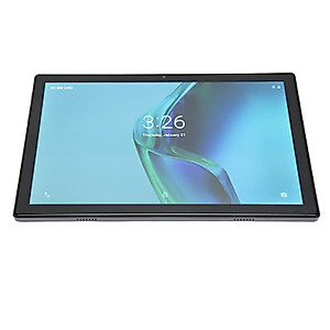 HD Tablet, 2.4G 5G Dual Band Night Reading Mode IPS Screen 6GB 256GB 100-240V Gaming Tablet Gray for Android 11 for Reading (Grey)