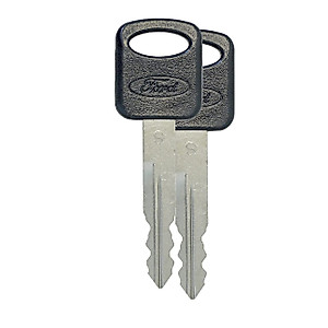 Fast Auto Keys NEW Fits Select Ford Lincoln Ignition Switch Lock Cylinder + Pair (2) Door Lock Cylinder W/2 Ford Oval Logo Keys & Key Chain