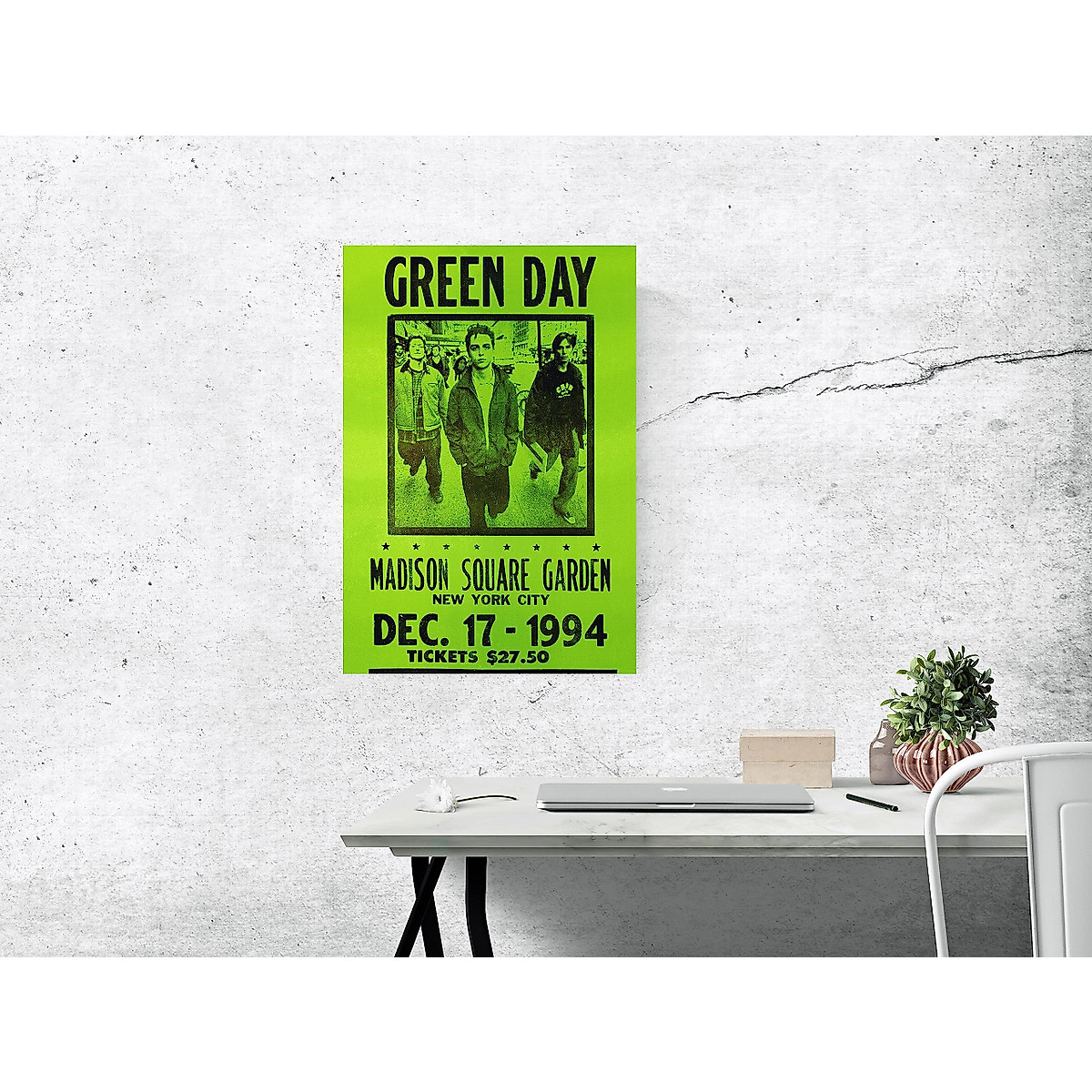Green Day Concert Poster, NYC, Madison Square Garden, New York City, Green Day - Art Print