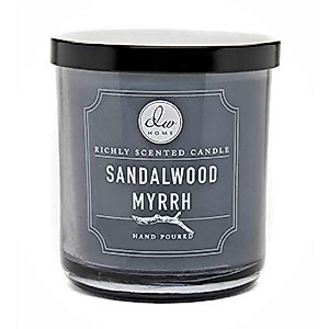 Dw Home Sandalwood Myrrh Richly Scented Candle Single Wick Hand Poured 4 Oz