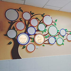 Abaodam Amosfun 2Pcs Its A Girl Sign Wood Baby Monthly Cards Milestone Discs Baby Shower Party Decorations for Gender Reveal Baby Announcements(10cm)