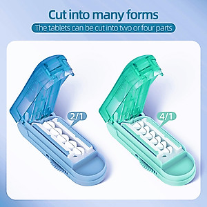 DUBSTAR Small Pill Case, Daily Pill Organizer Travel, Cute Pill Box Portable Pill Container for Purse Pocket, Compact Medicine Holder for Medication, Fish Oils, Vitamins, Supplements (White)