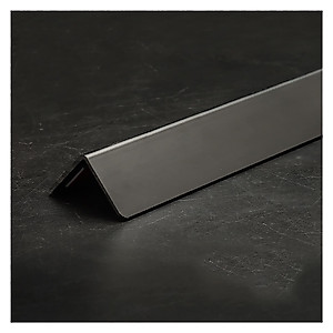 JYHHCYS PVC Corner Shield for Walls Self Adhesive, White/Black/Gray/Beige/Blue, 1-2/5" Wide Heavy Duty Corner Guard Edge Protector/Corner Edging Trim Strips (Color : Black, Size : 80cm/31.5in)