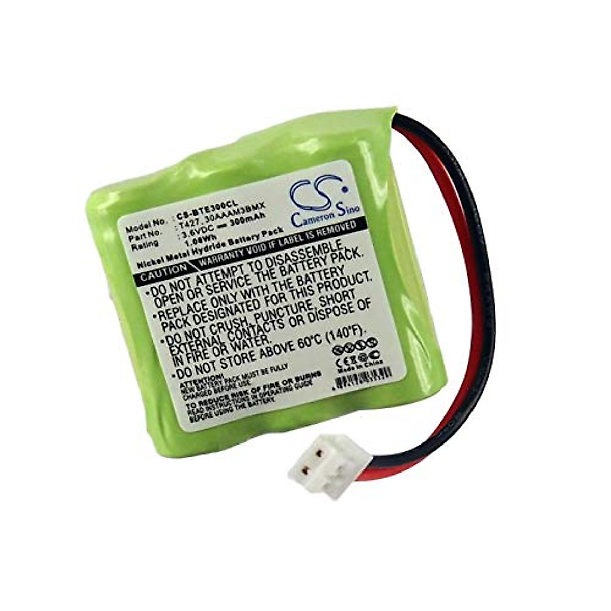 LEBEE Compatible with Battery Binatone Commodore CT300, E3300 kompatibel, E3300 Quad 300mAh