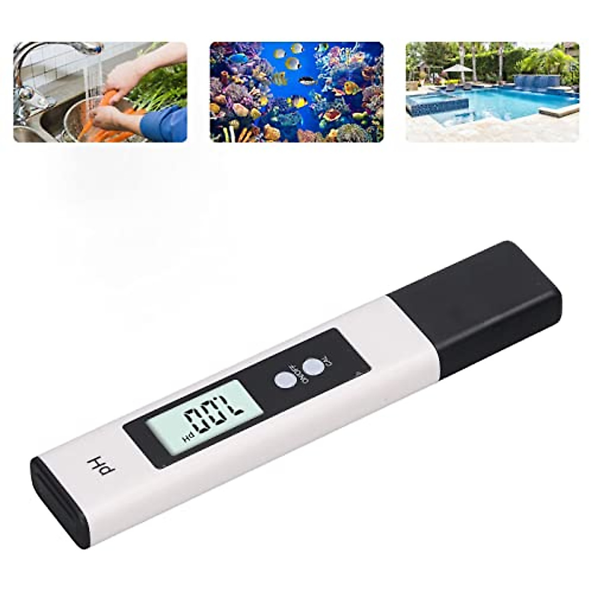 PH Detector, PH Tester Resistance Alloy Probe Automatic Recognition for Agricultural Water