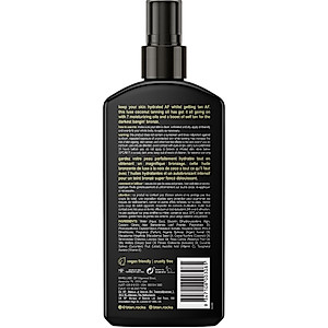 b.tan Tanning Oil | Get Tanned Intensifier Dry Spray - Fast, Dark Outdoor Sun Tanner From Tan Accelerating Actives, Packed with Moisturizing Oils, No SPF, Austrailian Brand, 8 Fl Oz
