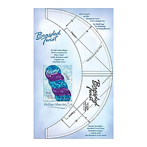 Braided Twist Tool and Book Combo by Phillips Fiber Art