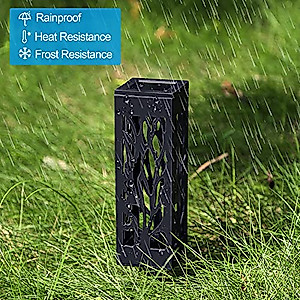 Solar Lights Outdoor,6 Pack Solar Pathway Lights Outdoor-Waterproof,LED Landscape Lighting Solar Powered Outdoor Lights Solar Garden Lights for Pathway Walkway Patio Yard & Lawn Warm White