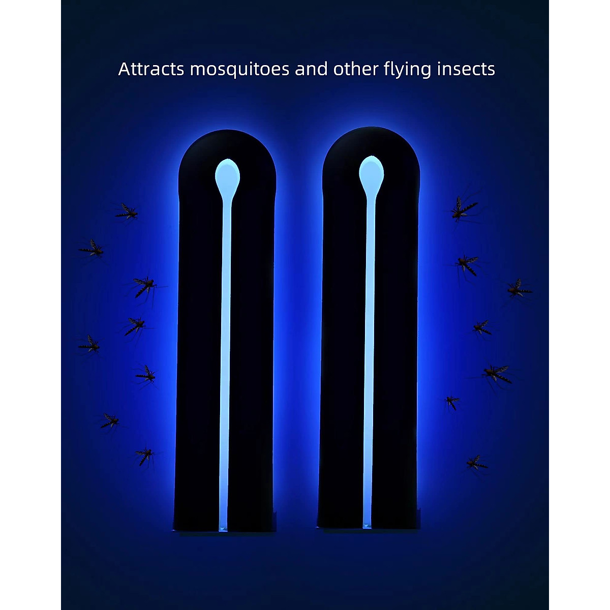 BAIMNOCM 2 Pack 10.2 Inches 24W B24B Replacement Black Bulb Light for Stinger BK300,BK310,BK500,BK510