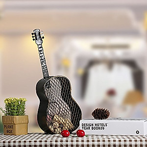 Too-arts Guitar Wine Cork Container Handcrafts Home Decoration