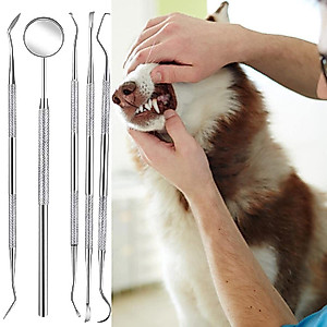 Teeth Cleaning Kit Dog Plaque Tartar Remover Tools Pet Dental Tooth Scaler and Scraper Silicone Finger Toothbrush for Puppy Cats Tooth Pick Stone Remover Dogs Oral Care Hygiene Cleaning Tools (12Pcs)
