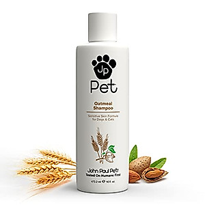 Oatmeal Shampoo - Grooming for Dogs and Cats, Soothe Sensitive Skin Formula with Aloe for Itchy Dryness for Pets, pH Balanced, Cruelty Free, Paraben Free, Made in USA