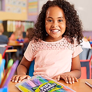 Carl & Kay 348 Pipe Cleaners & 48 Googly Eyes - Chenille Stems Pipe Cleaners Craft - Colorful Pipe Cleaners for Crafts - Colored Pipe Cleaners for Kids - Bulk Pipe Cleaners - Soft Fuzzy Chenille Stems