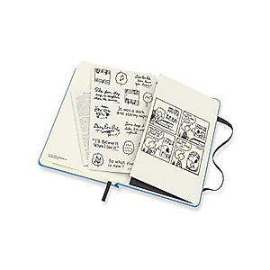 Moleskine Limited Edition Peanuts 18 Month 2021-2022 Weekly Planner, Hard Cover, Pocket (3.5" x 5.5"), Blue