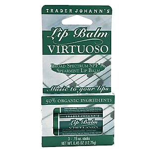 Trader Joe's Virtuoso SPF 15 Spearmint Lip Balm