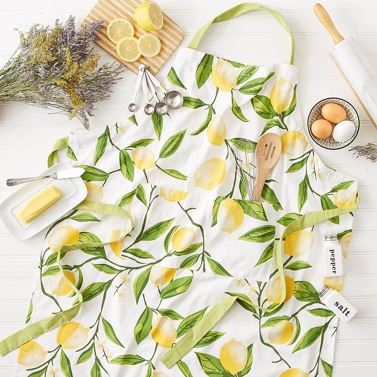 DII Lemon Bliss Kitchen Collection, Chef Apron